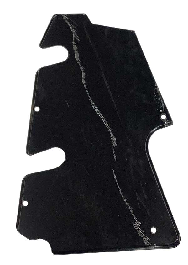 RIGHT REAR END TIN- BACK PIECE (BLACK) – Bicknell Racing Products Australia