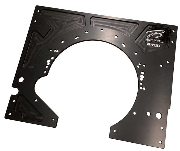 DIRT MODIFIED REAR ENGINE PLATE - BLACK – Bicknell Racing Products ...
